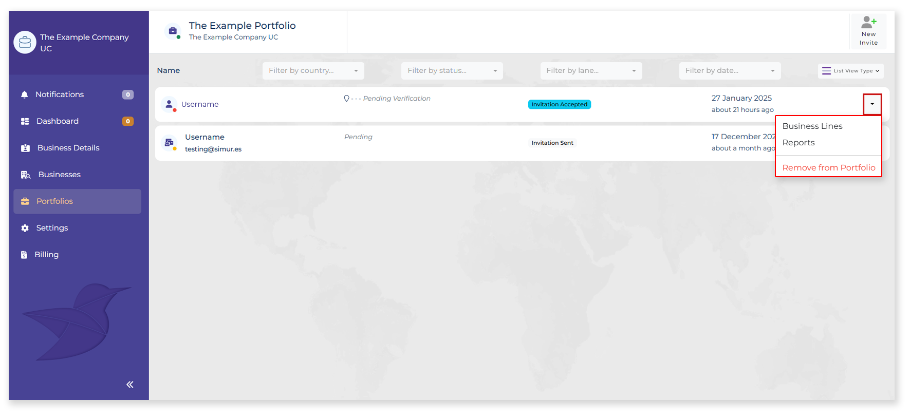 Managing Clients in your Portfolios – Simur