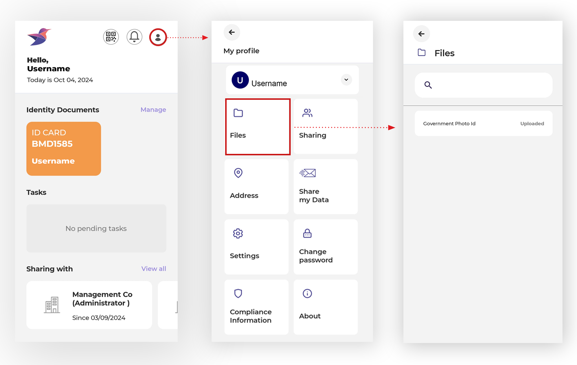 View, upload or update your documents in Simur app – Simur