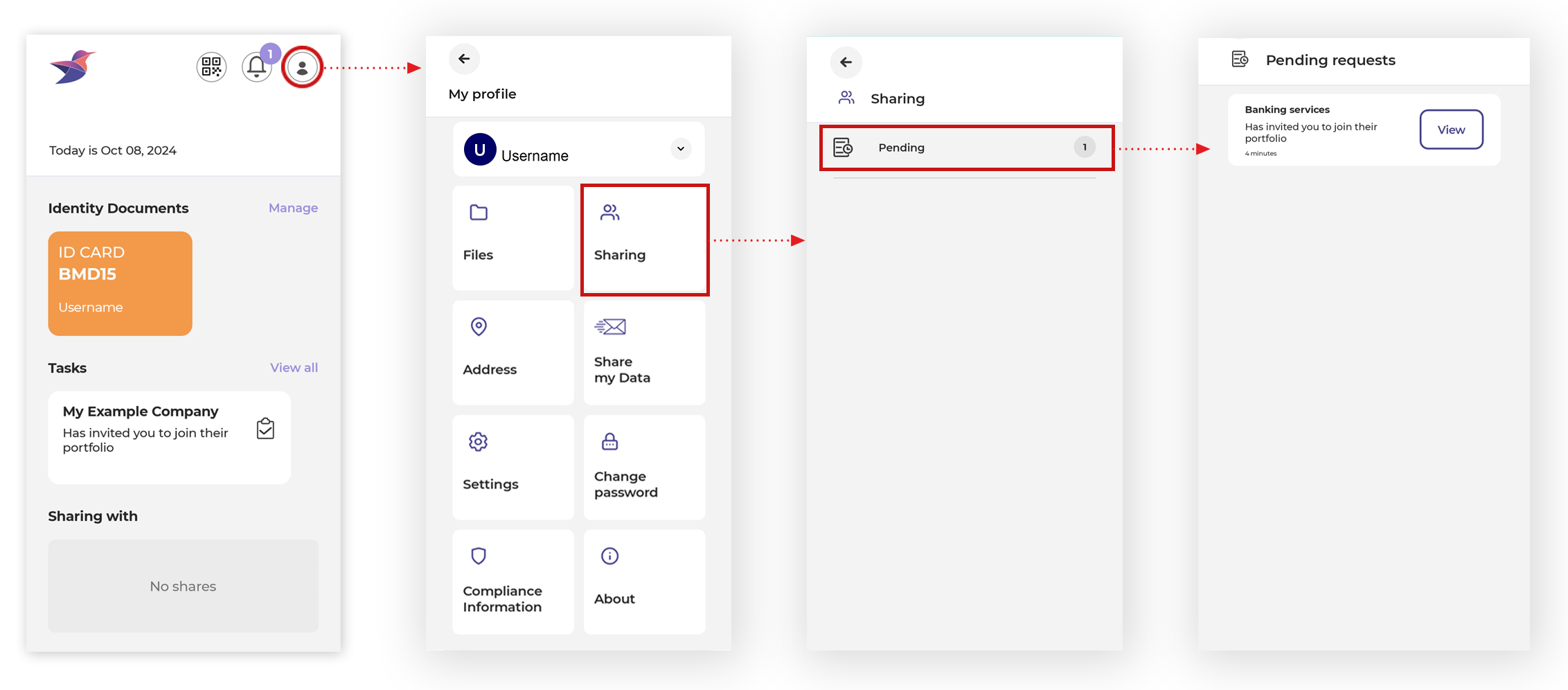 View Pending Requests – Simur