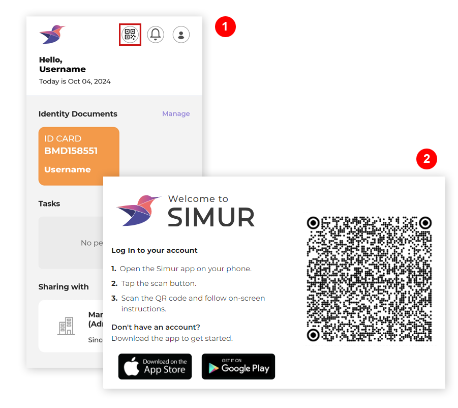 Log in to Simur Studio – Simur